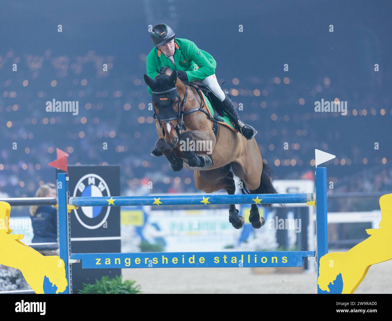 Gerfried Puck of Austria with Idiaal Special H.J. during the Sport ...