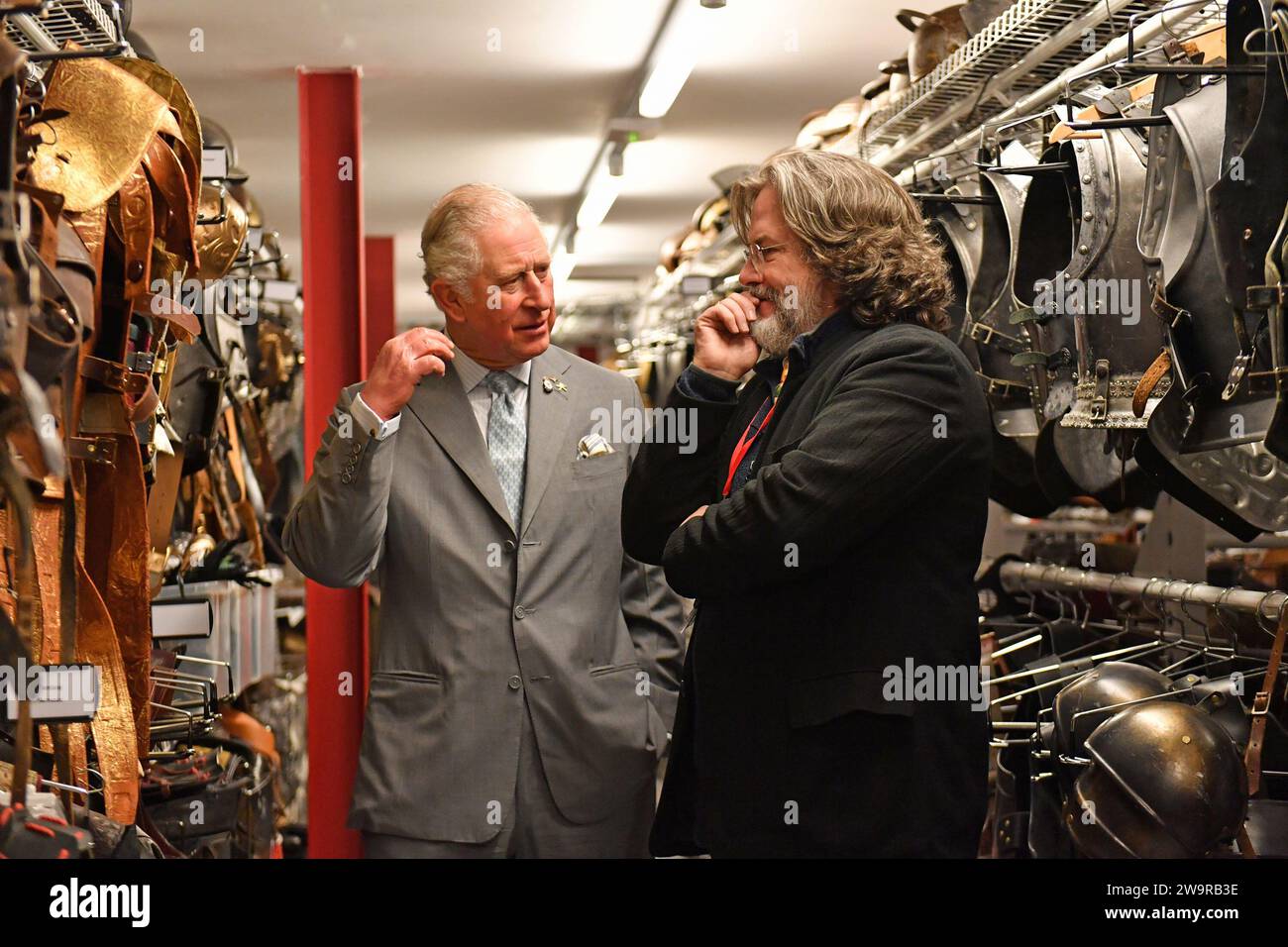 File photo dated 18/02/20 of King Charles III with Gregory Doran ...