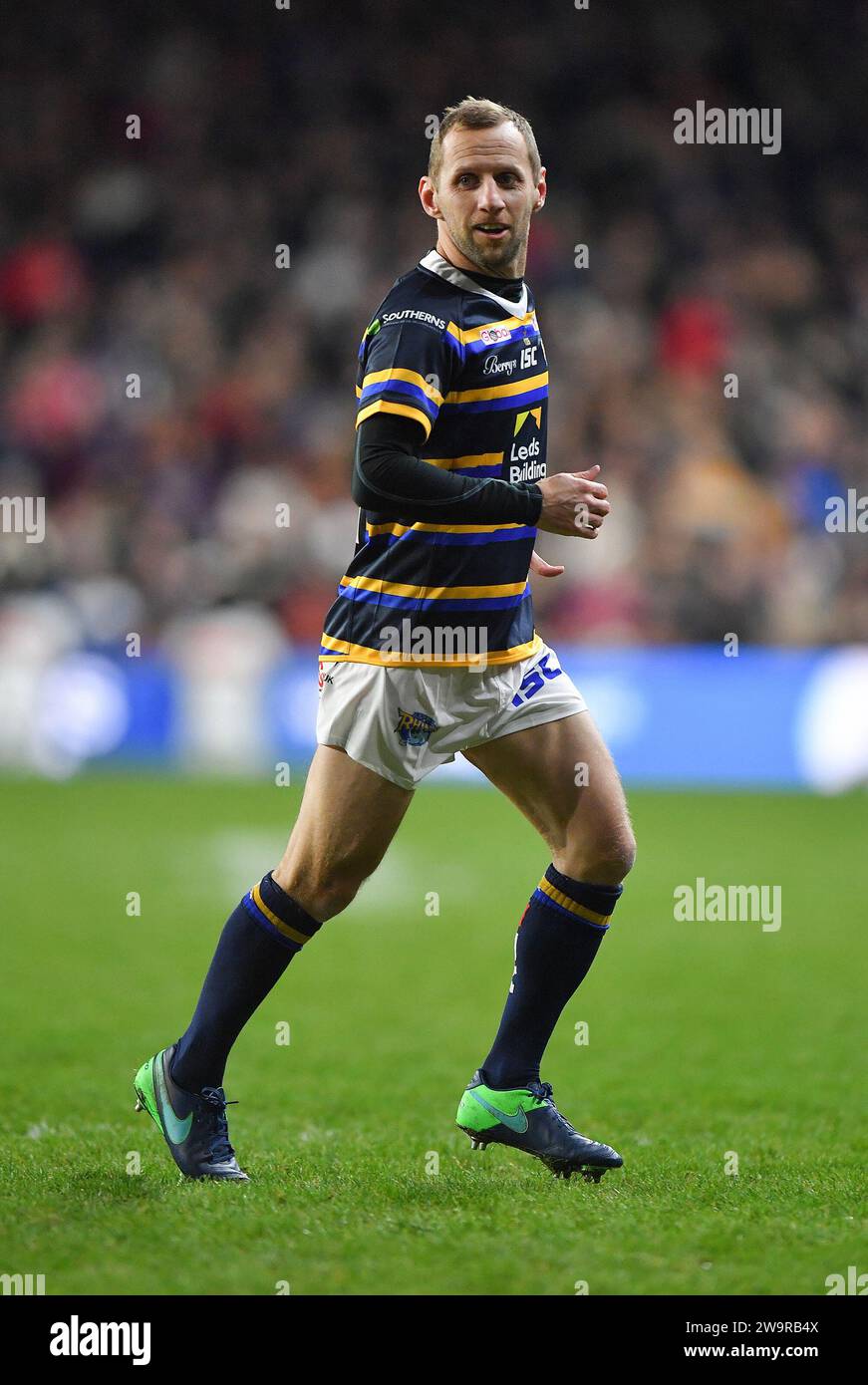 File photo dated 12/01/20 of Leeds Rhinos' Rob Burrow during the ...