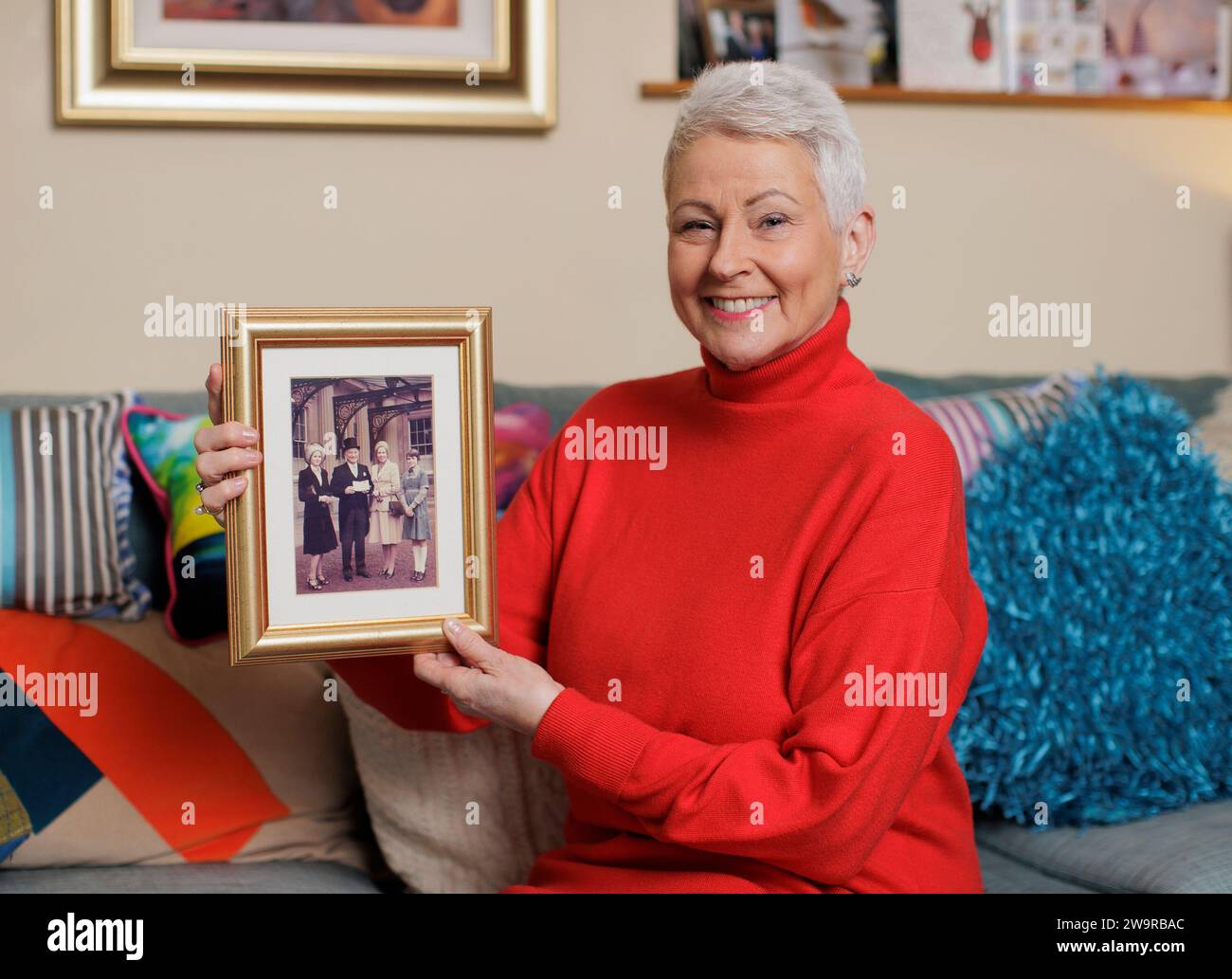 Television presenter Pamela Ballantine, who has been made an MBE ...