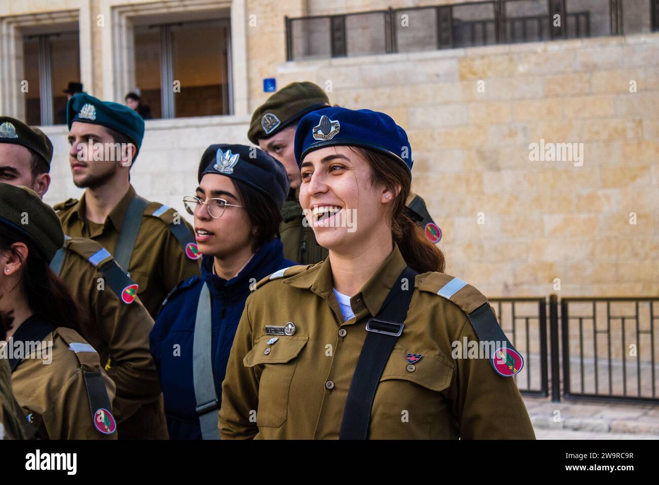 Induction ceremony for new graduates of the IDF officer school. The ...