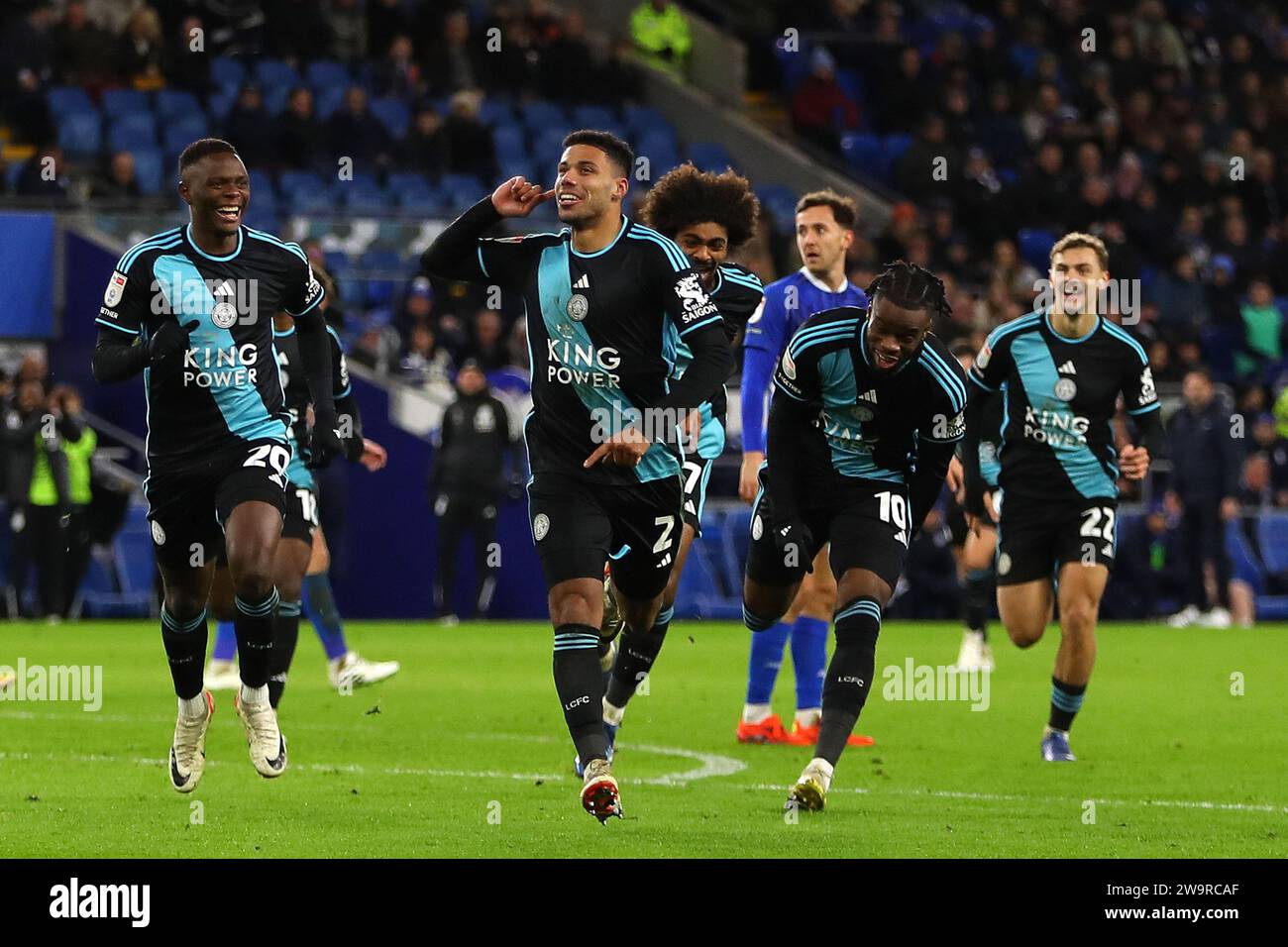 Cardiff, UK. 29th Dec, 2023. James Justin of Leicester city (2 ...