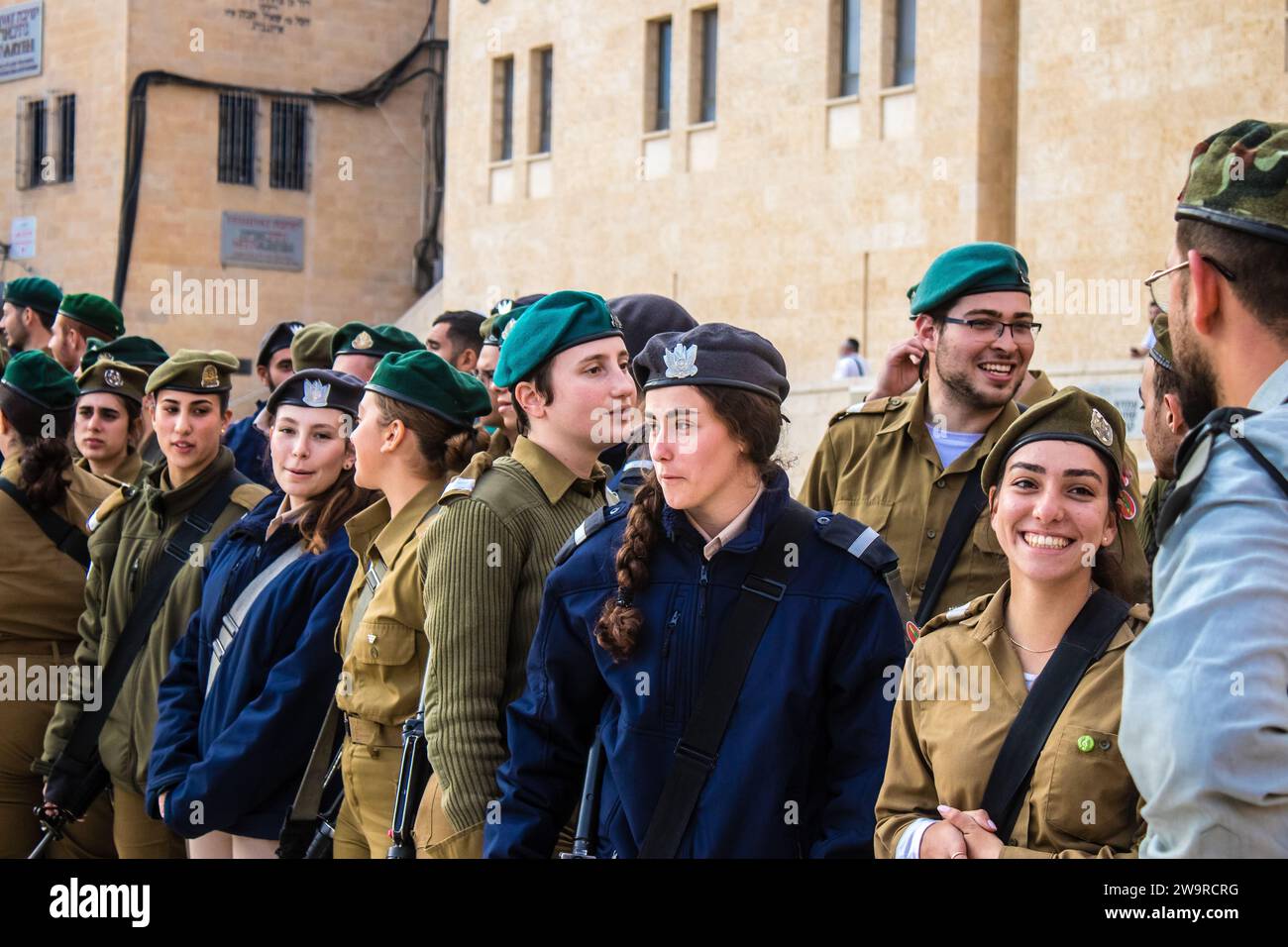 Induction ceremony for new graduates of the IDF officer school. The ...