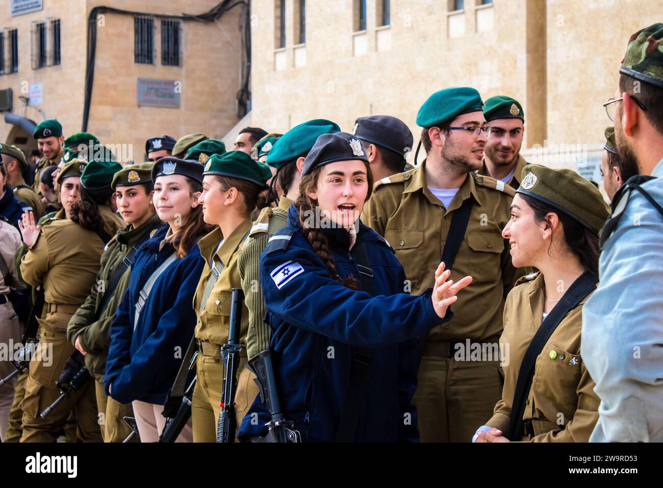 Induction ceremony for new graduates of the IDF officer school. The ...