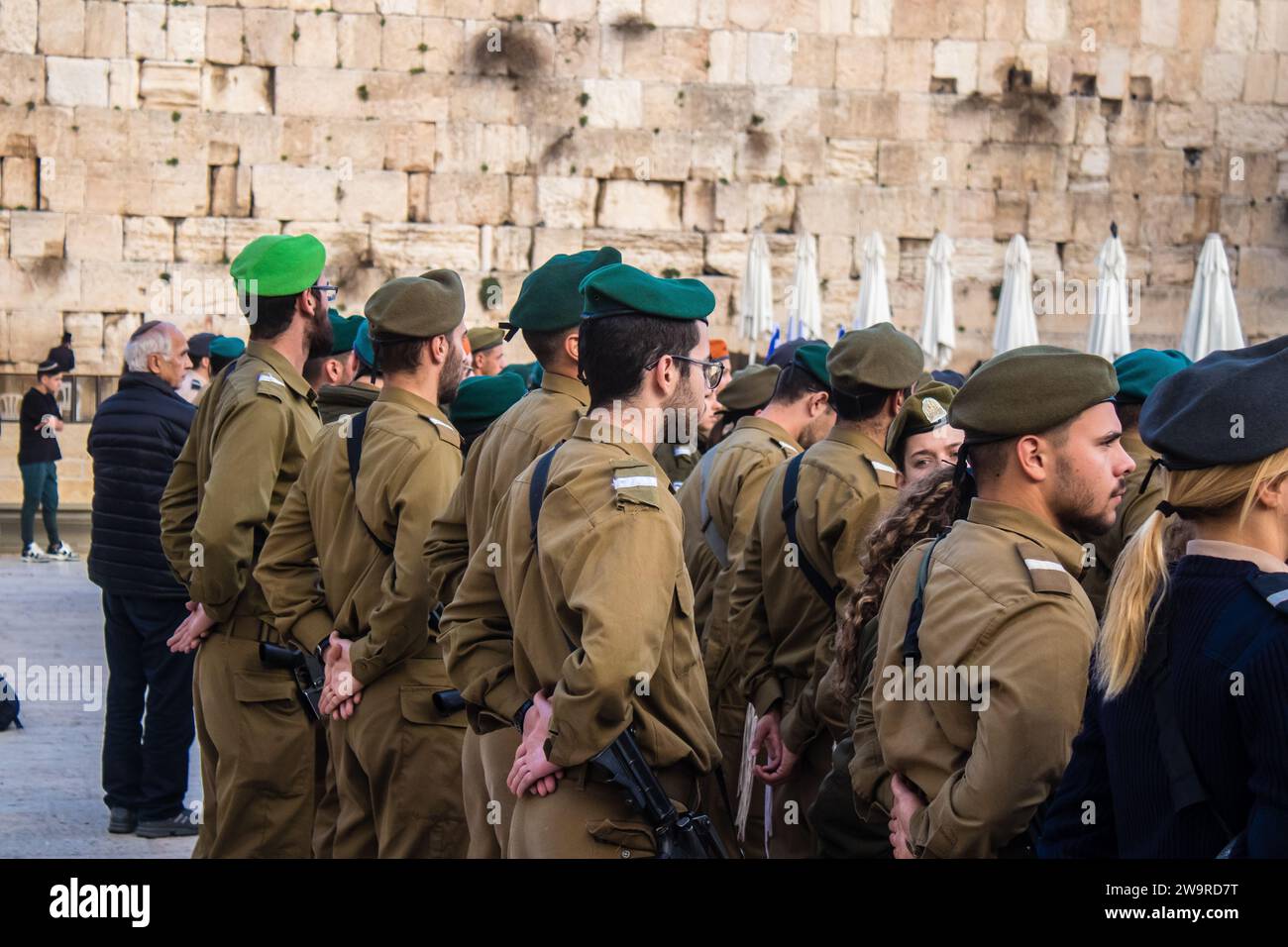 Induction ceremony for new graduates of the IDF officer school. The ...
