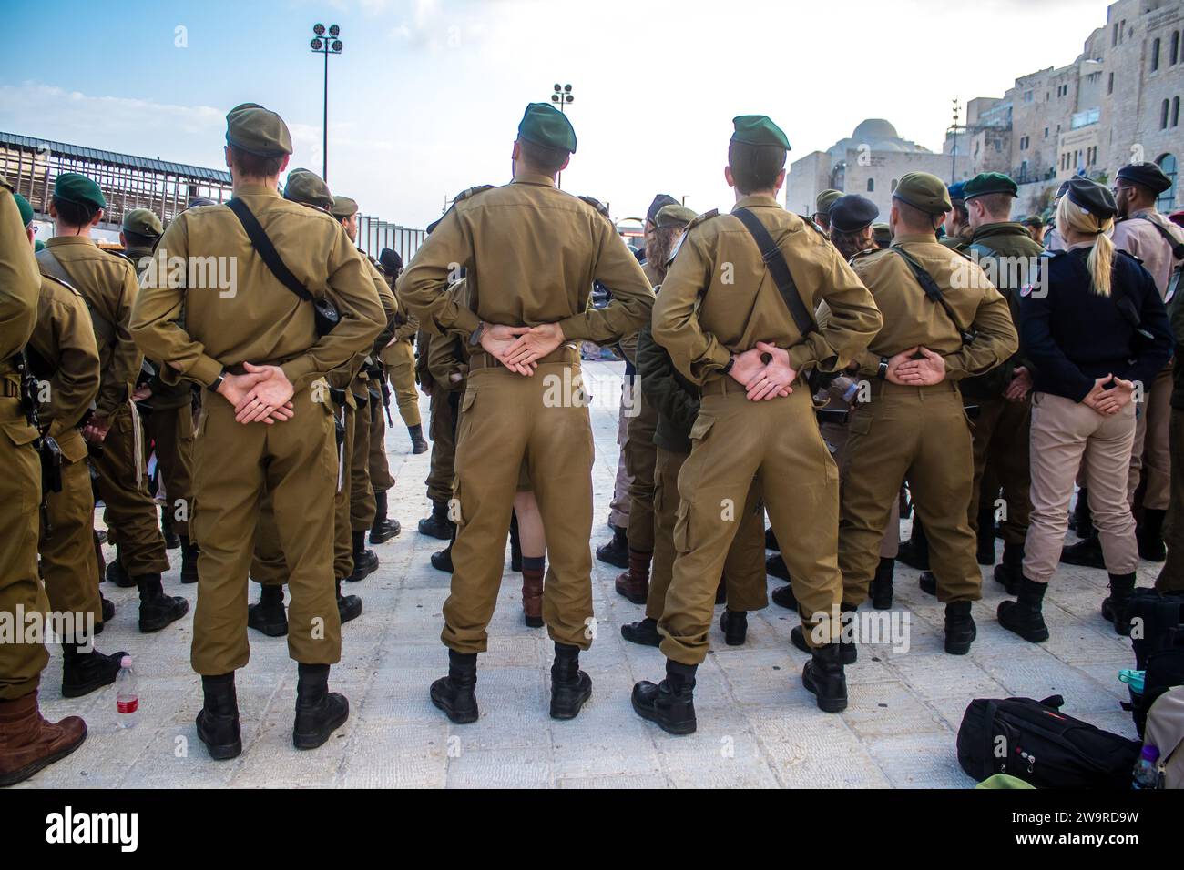Induction ceremony for new graduates of the IDF officer school. The ...