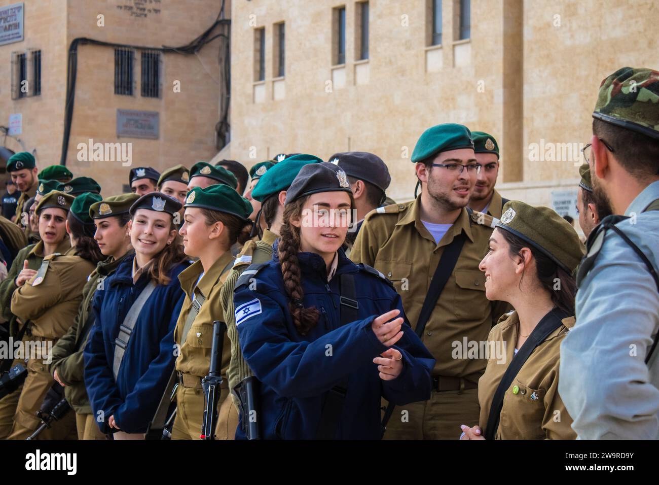 Induction ceremony for new graduates of the IDF officer school. The ...