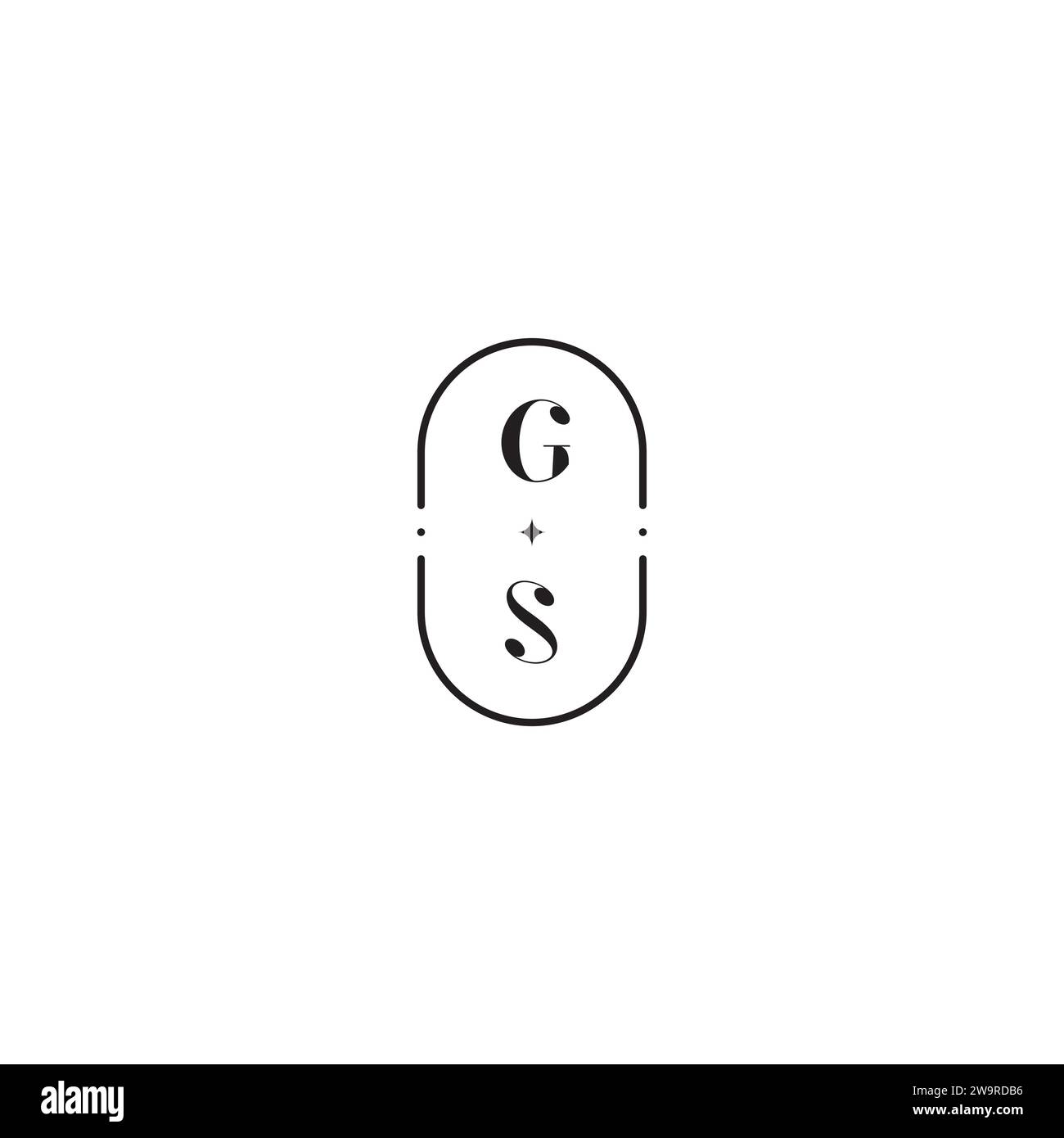 GS wedding logo concept in high quality professional design that will ...