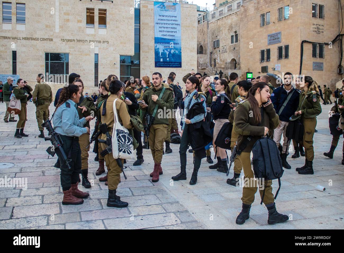 Jerusalem, Israel – December 27, 2023 Induction ceremony for new ...