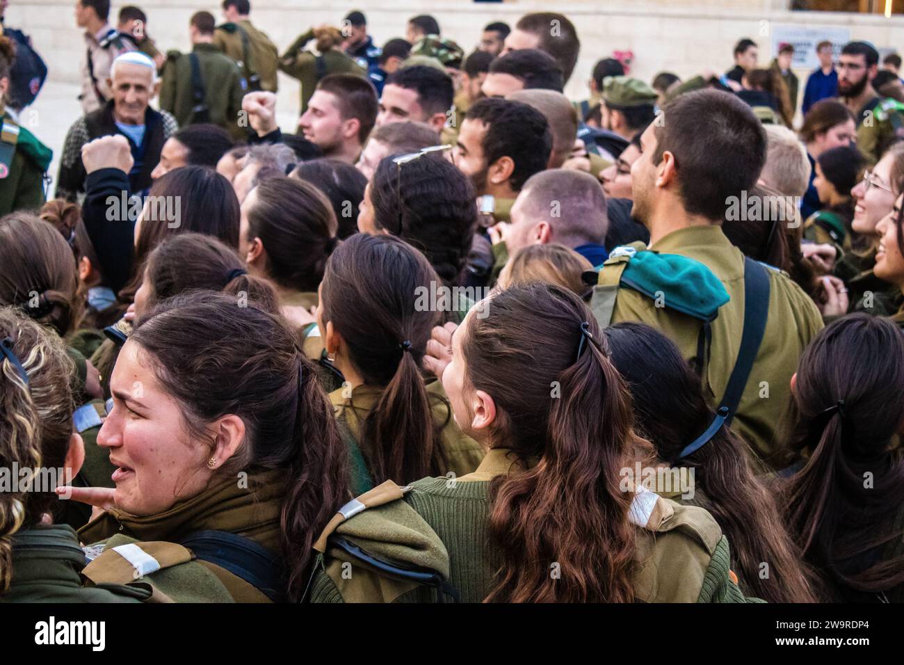 Jerusalem, Israel – December 27, 2023 Induction ceremony for new ...
