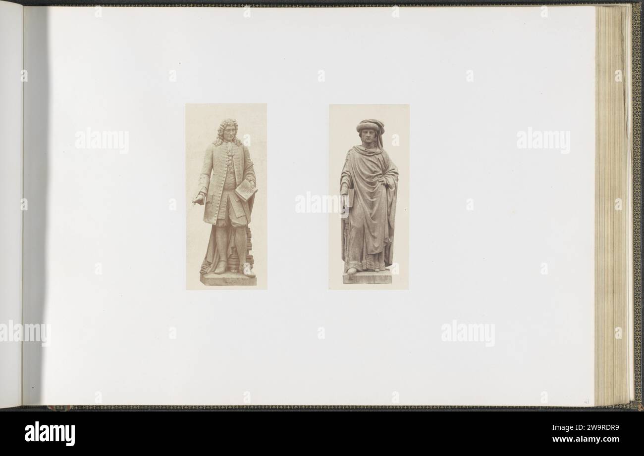 GIPS models for sculptures on the Palais du Louvre: left "Regnard" by ...