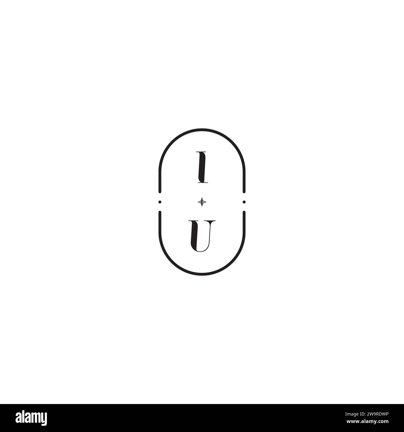 Iu vector vectors hi-res stock photography and images - Alamy