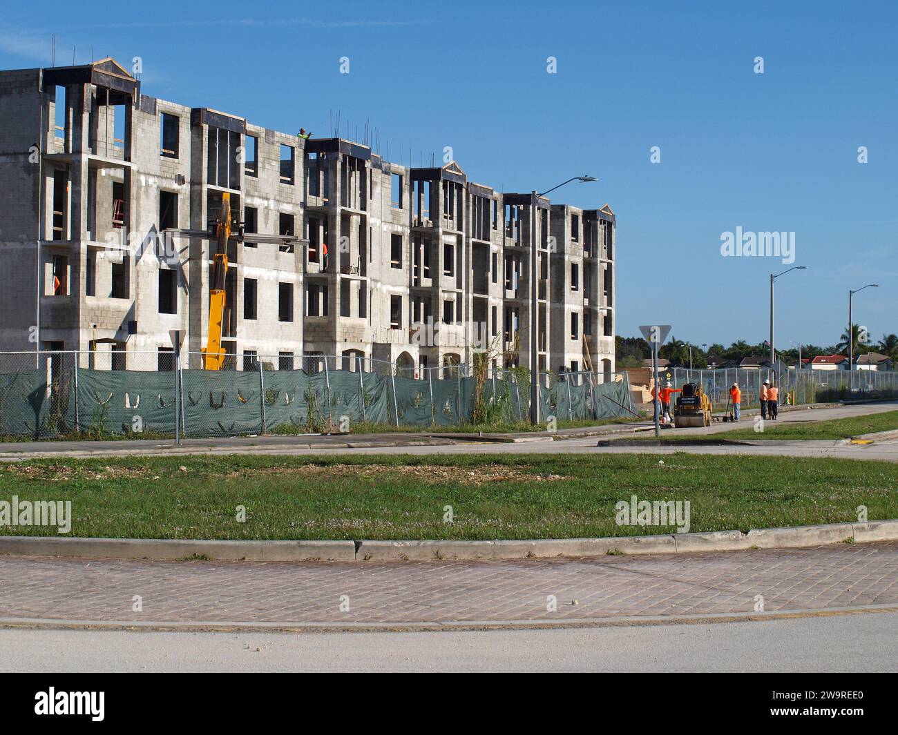 Miami, Florida, United States - December 29, 2023: New building in ...