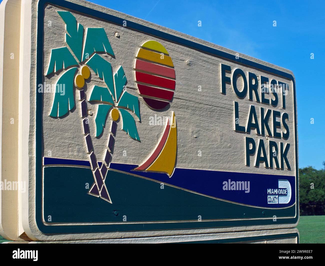 Miami, Florida, United States - December 29,2023: Forest Lake Public ...