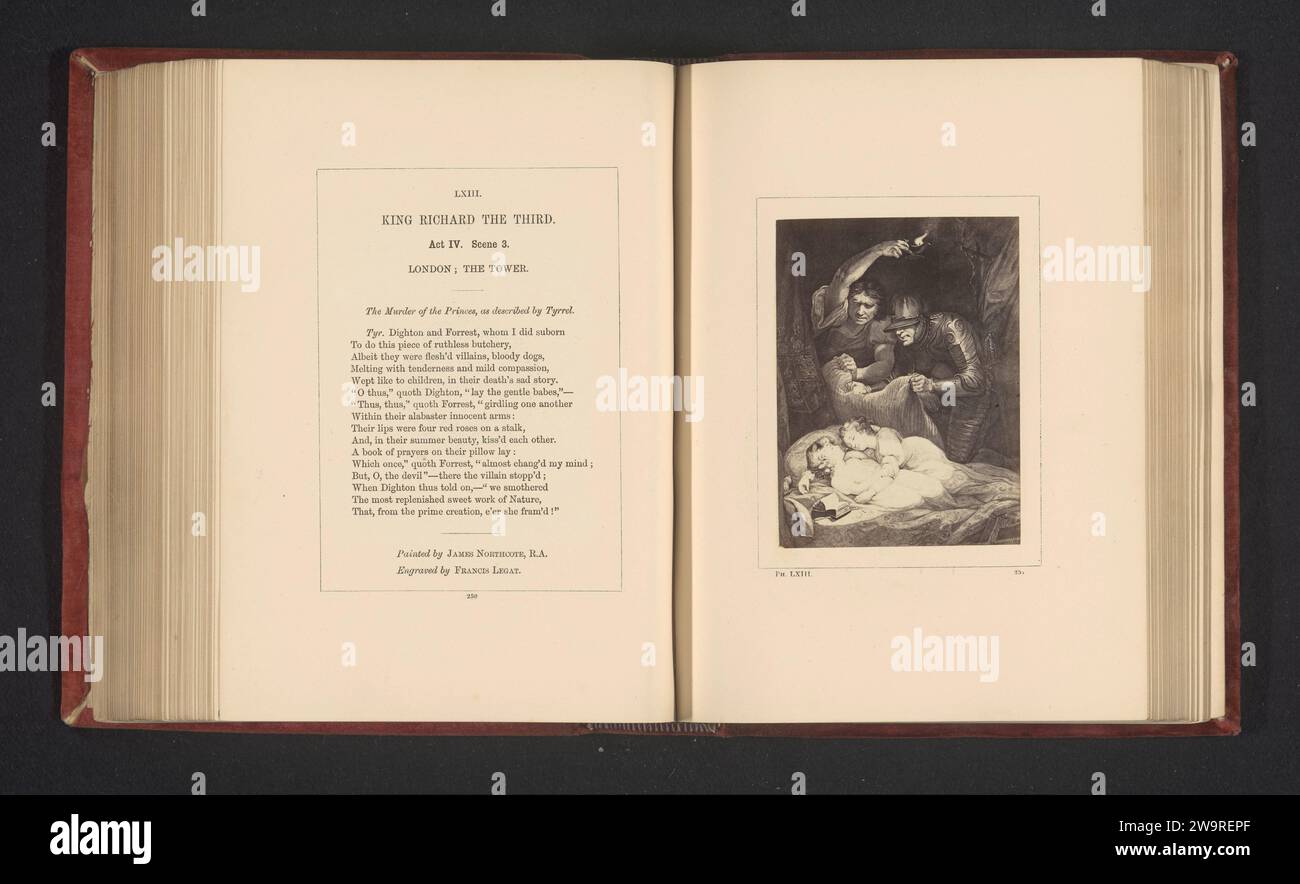 Photo production from a print to a painting by James Northcote ...