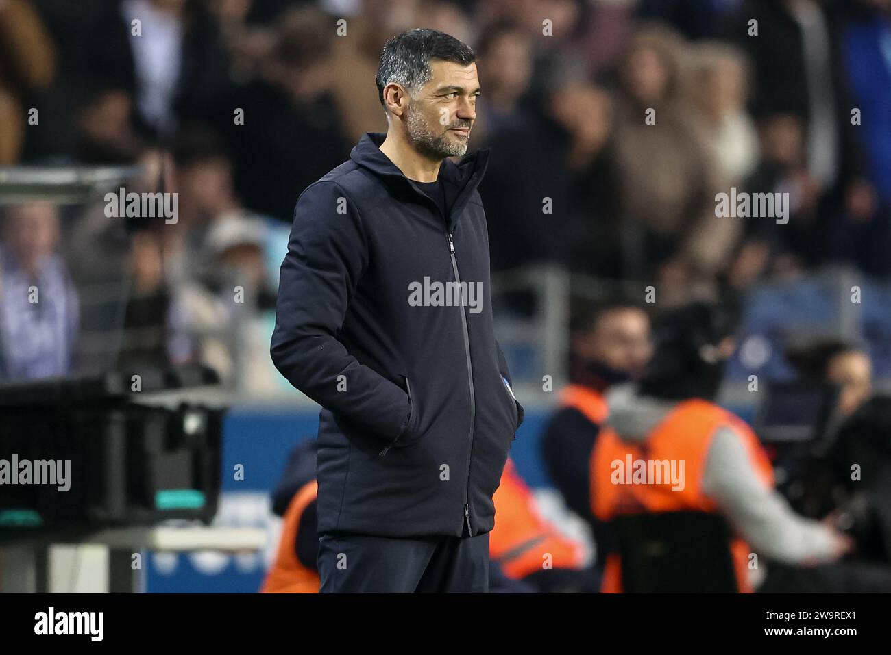 Dragon Stadium, Oporto, Portugal. 29 December, 2023. Pictured left to ...