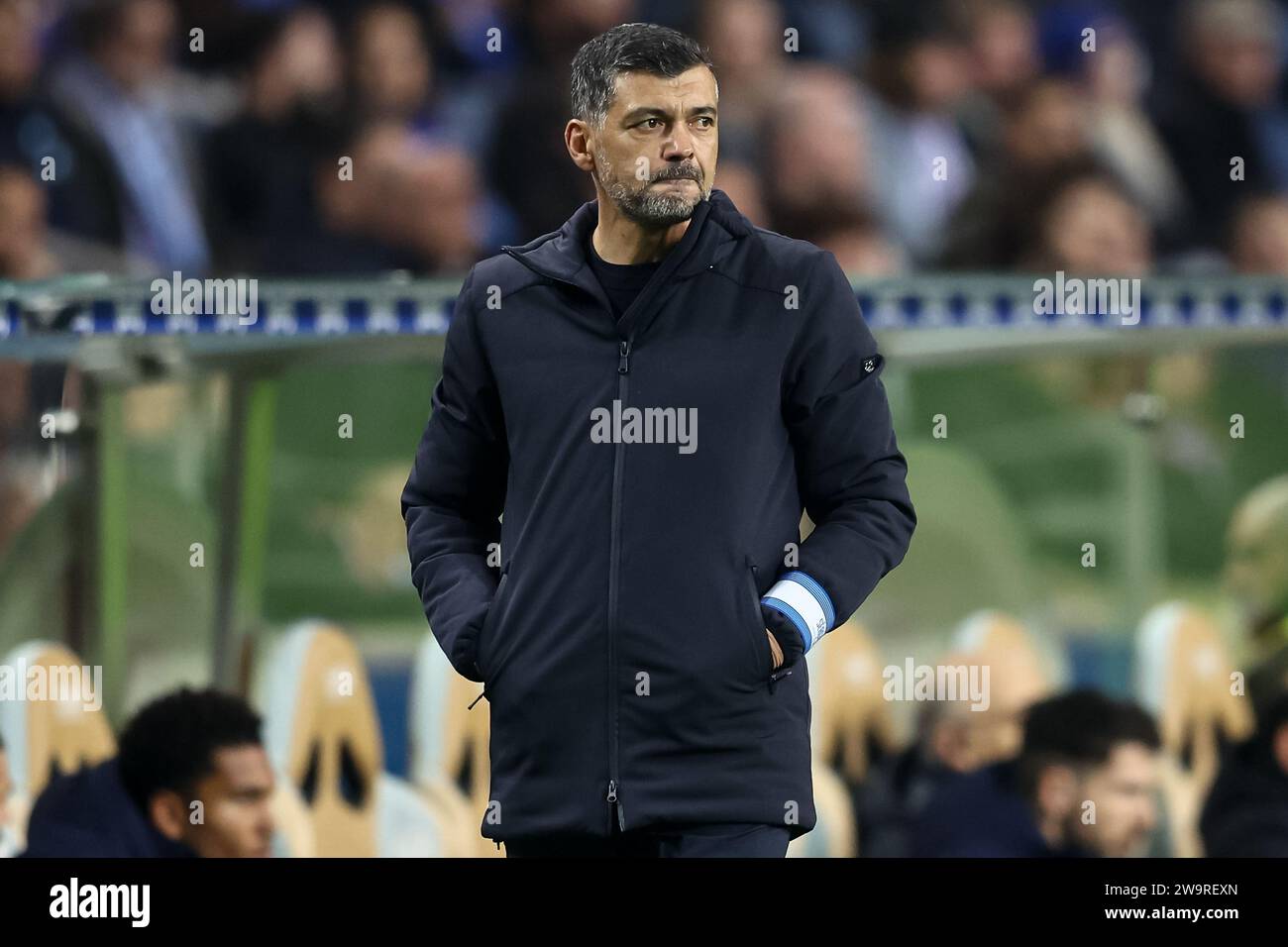 Dragon Stadium, Oporto, Portugal. 29 December, 2023. Pictured left to ...