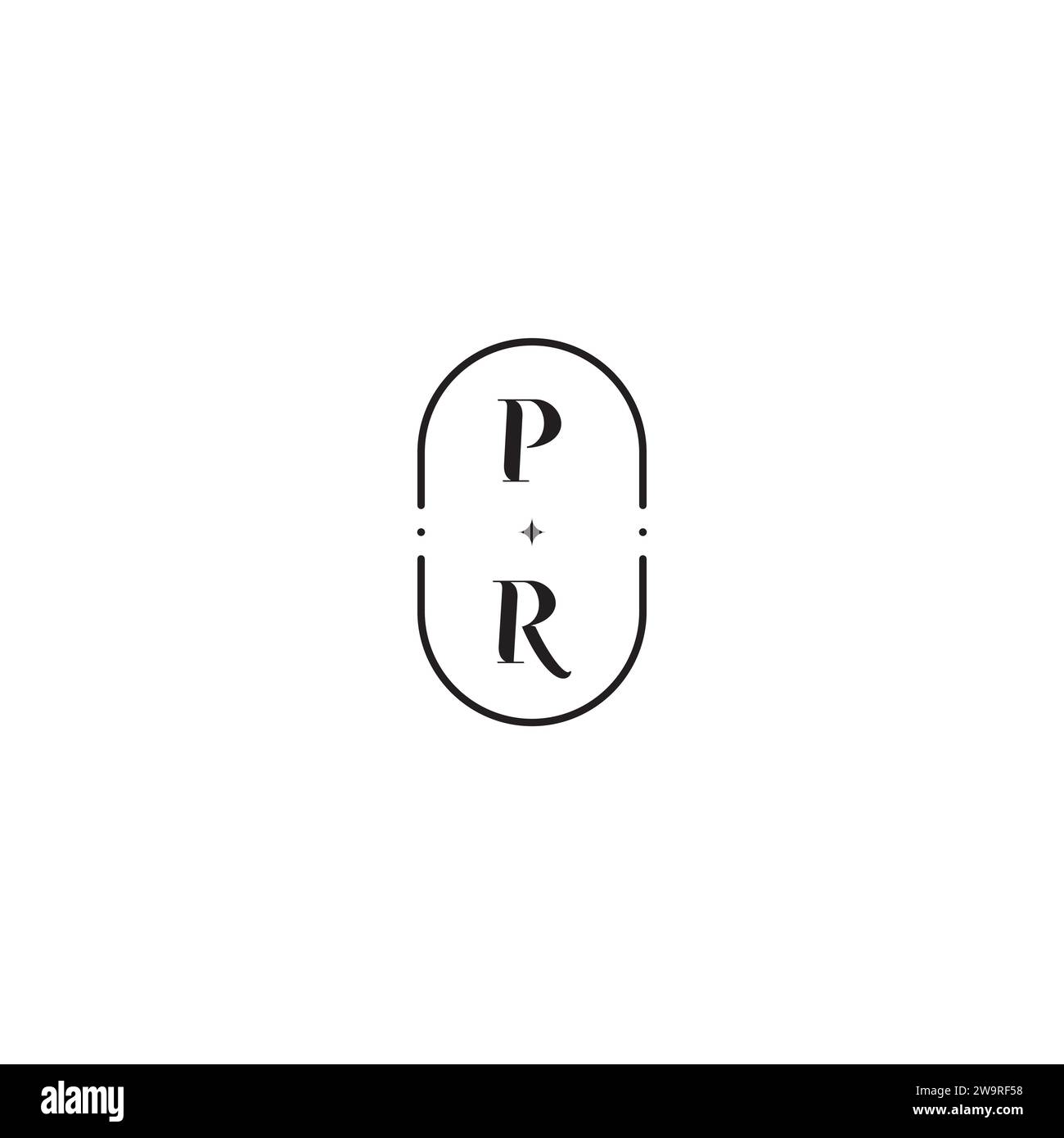 PR wedding logo concept in high quality professional design that will ...