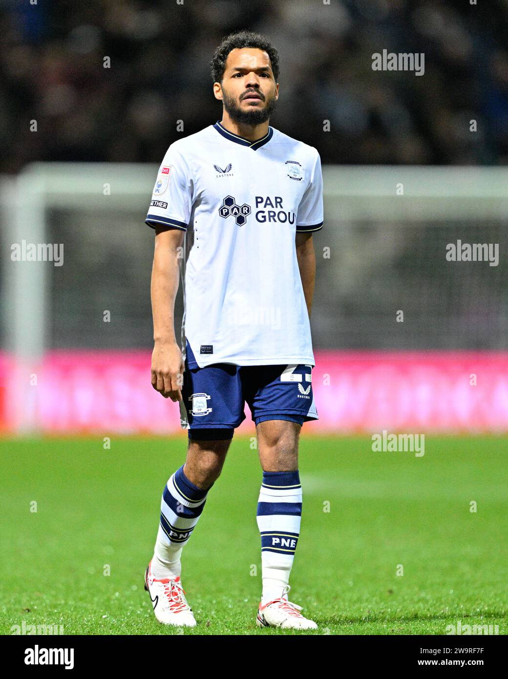 Duane Holmes 25# of Preston North End, during the Sky Bet Championship match Preston North End ...