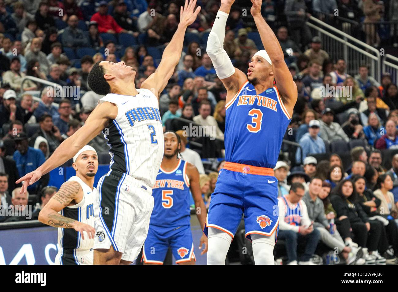 Orlando, Florida, USA, December 29, 2023, New York Knicks guard Josh ...
