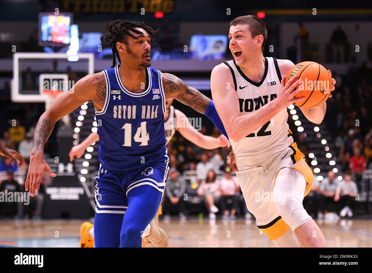 SAN DIEGO, CA - NOVEMBER 24: Iowa Hawkeyes forward Patrick McCaffery ...