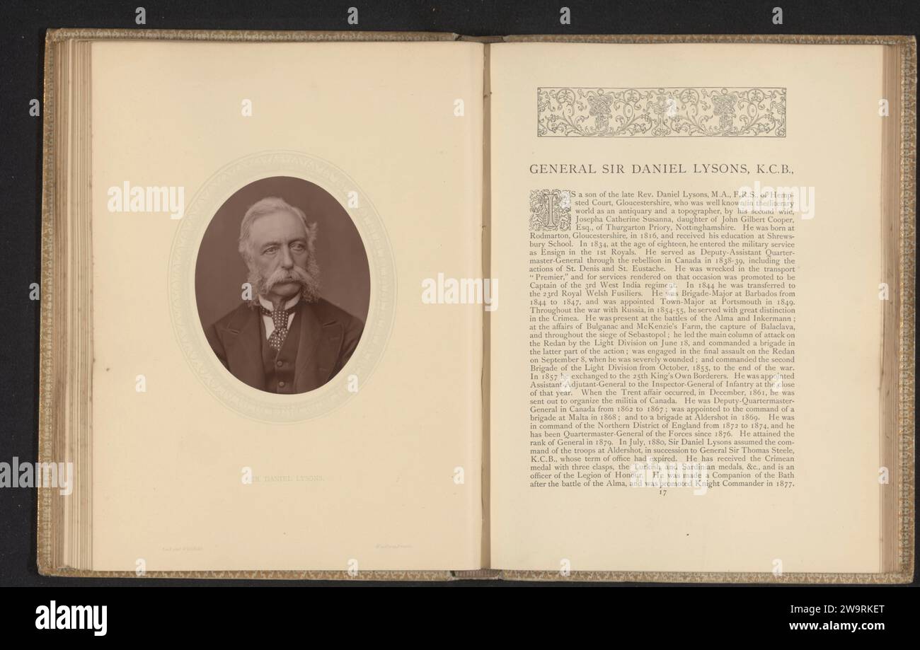 Sir Daniel Lysons, Lock & Whitfield, c. 1877 - in or before 1882 ...
