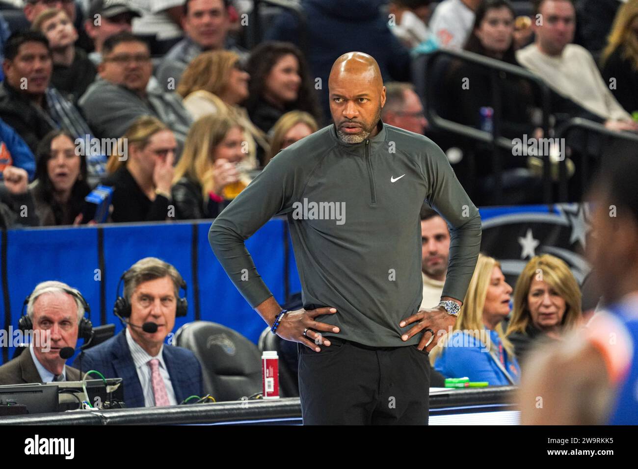 Orlando, Florida, USA, December 29, 2023, Orlando Magic head coach ...