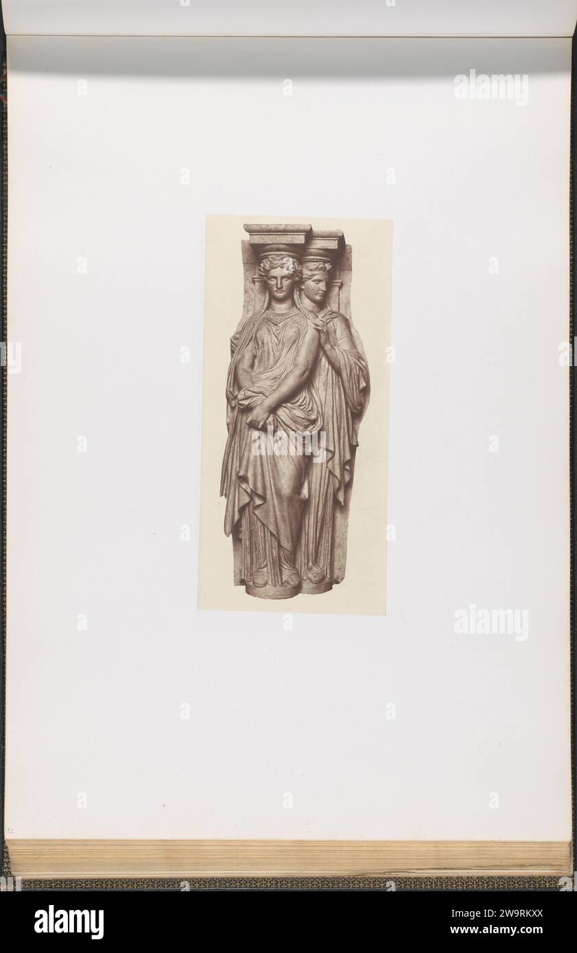 GIPS models for Cararians on the Palais du Louvre by Francisque Duret ...