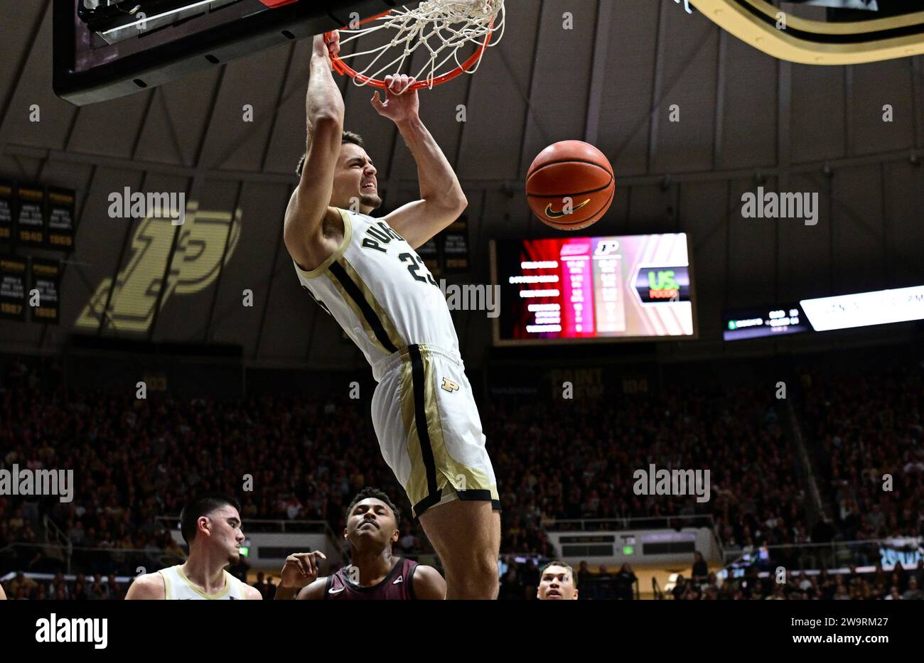 Purdue forward Camden Heide (23) dunks against Eastern Kentucky during ...