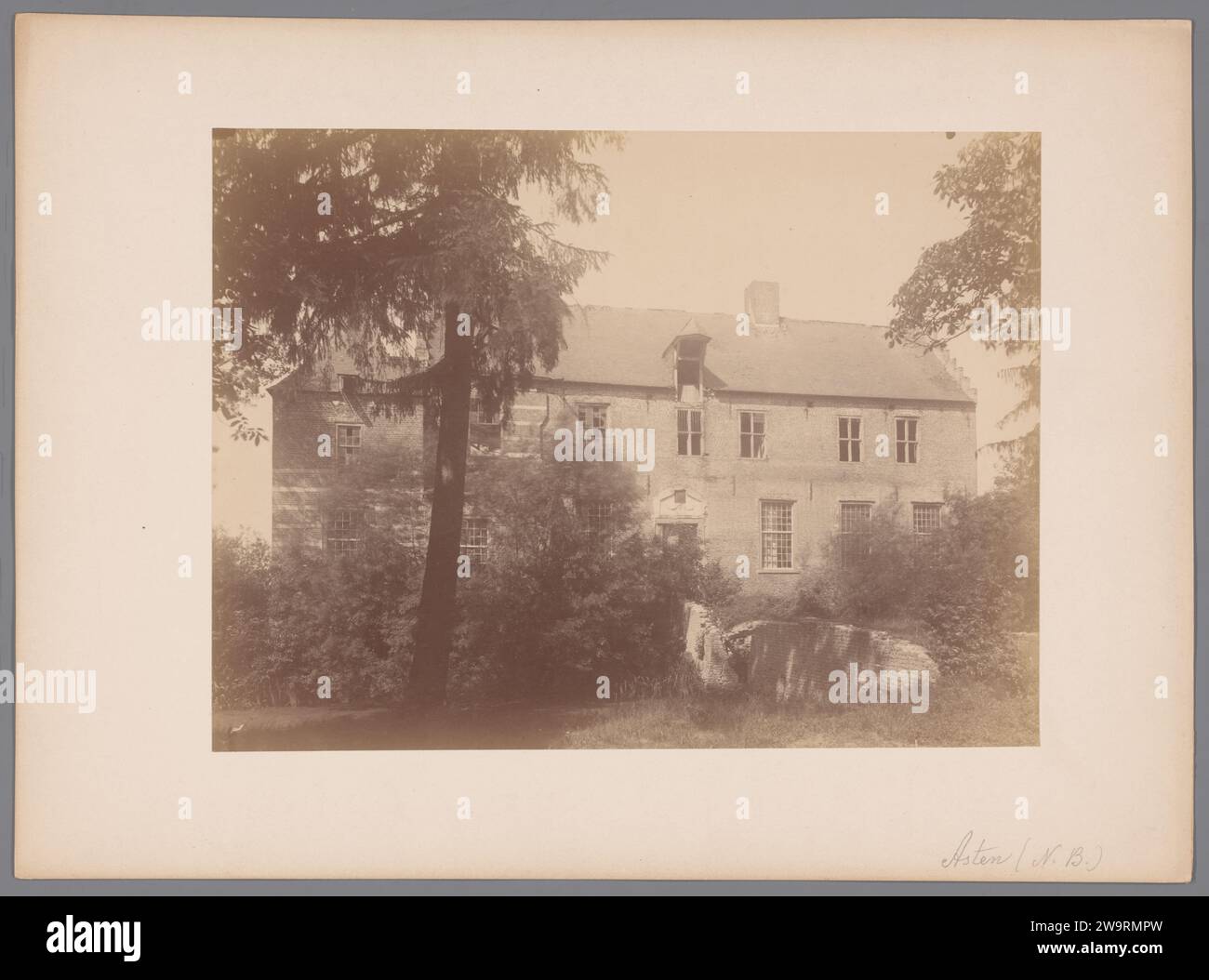 View of the Castle Ruin van Asten, Anonymous (Monumentenzorg ...