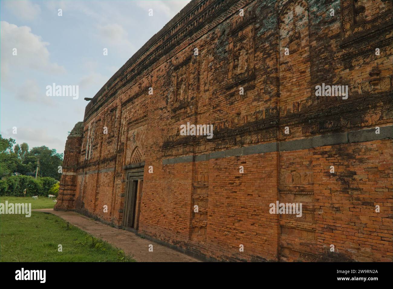 Malda West Bengal India 09.10.2023. picture taken of side view of a old ...