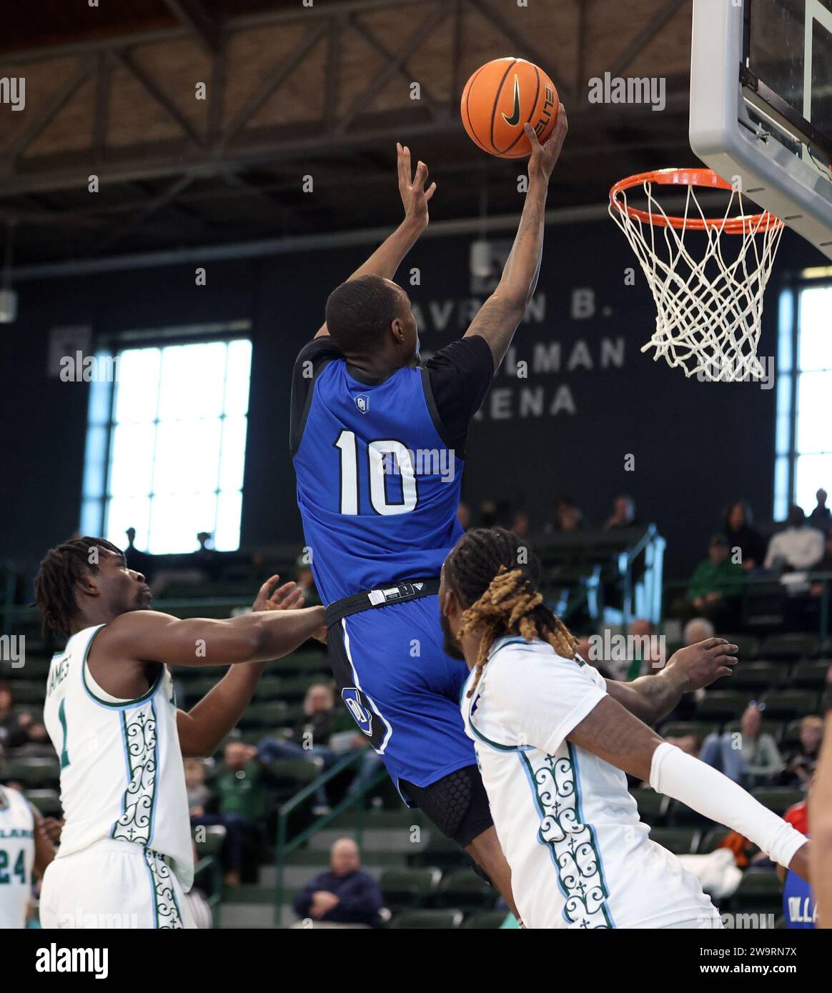 New Orleans, USA. 29th Dec, 2023. Dillard Bleu Devils forward Armond ...
