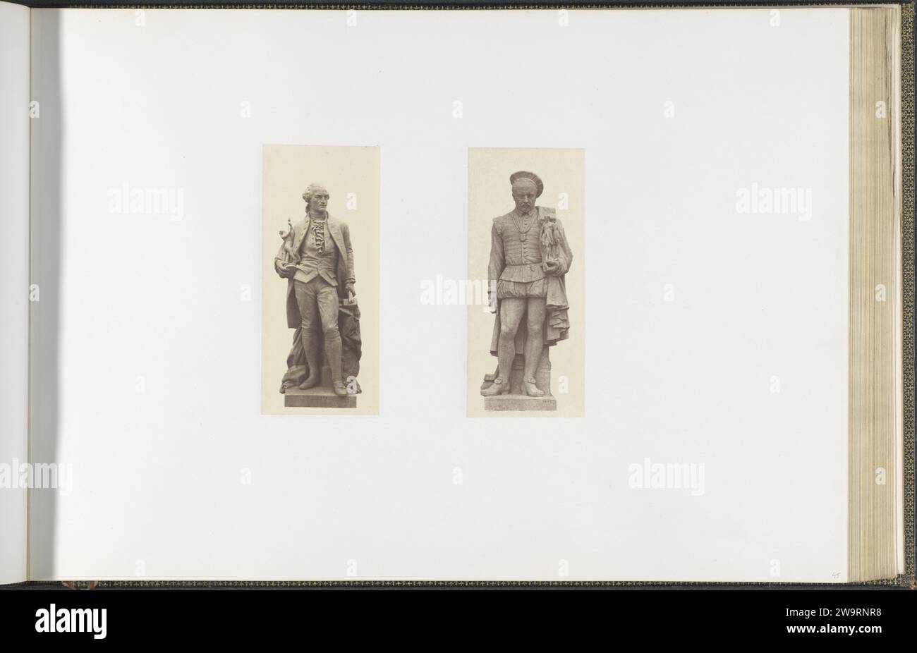 GIPS models for sculptures on the Palais du Louvre: left "Clodion" by ...