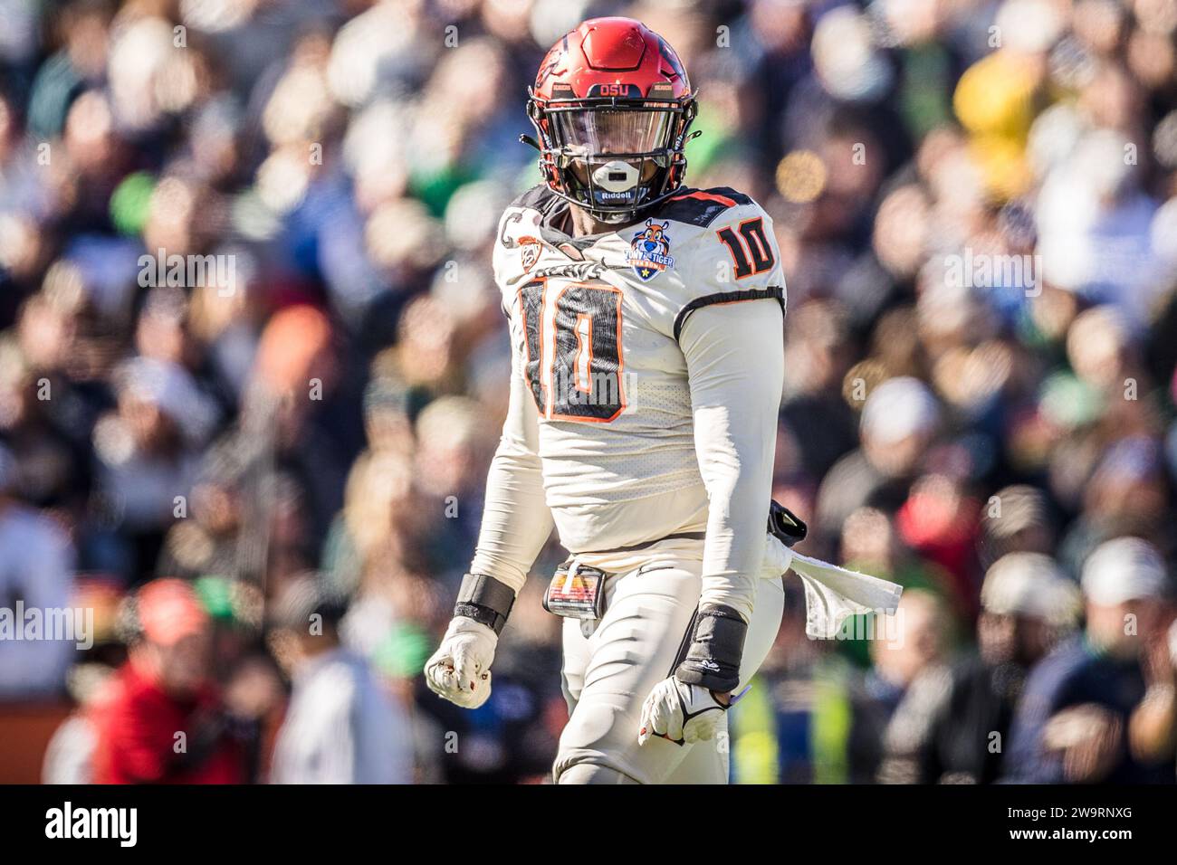 December 29, 2023: Oregon State Beavers linebacker Andrew Chatfield Jr ...