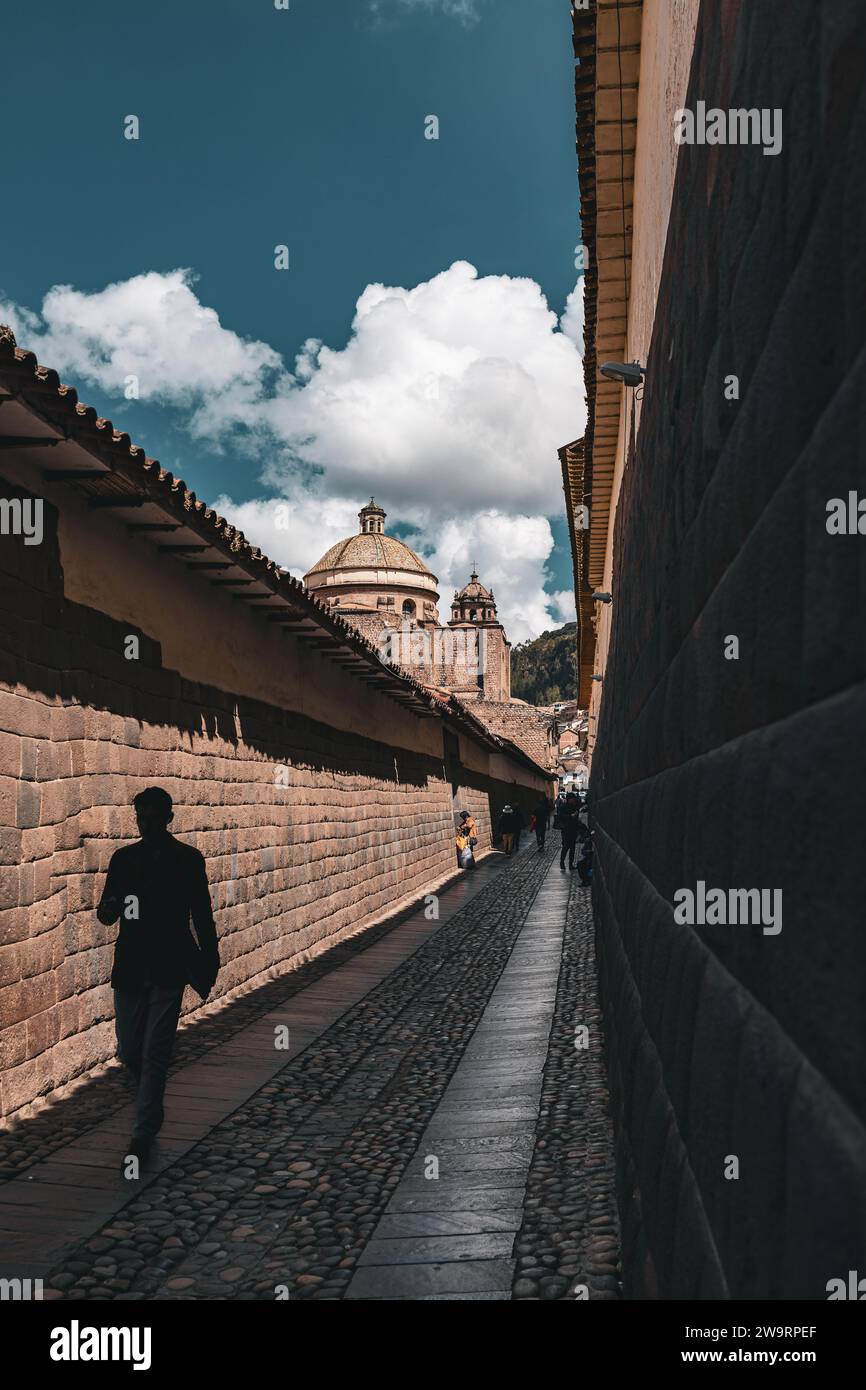 Cusco, Peru, Historical city center, house facade scenery, 2023 Stock ...