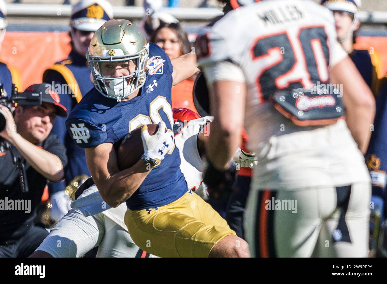 El Paso, Texas, USA. 29th Dec, 2023. Notre Dame Fighting Irish wide ...