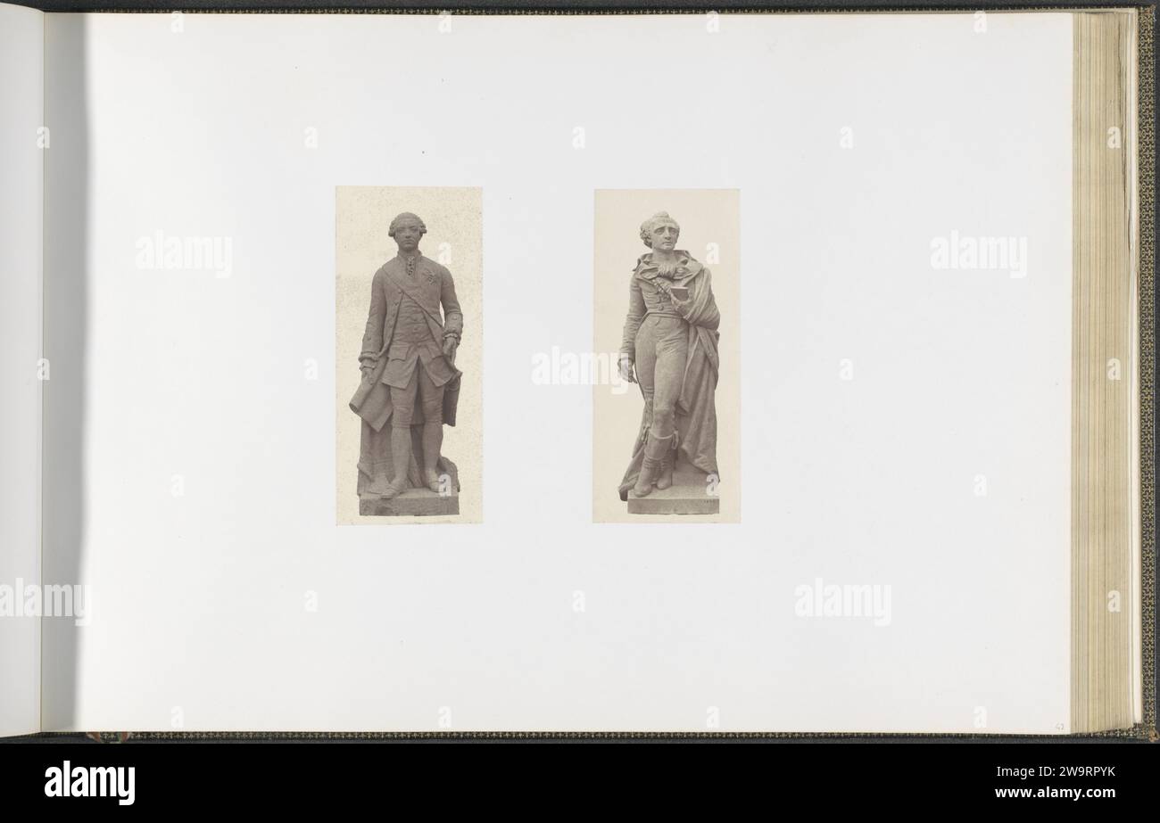 GIPS models for sculptures on the Palais du Louvre: left "Marigny" by ...