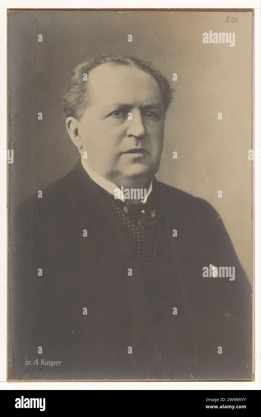 Dr. A. Kuijper, c. 1900 - c. 1915 photograph Portrait of Abraham Kuyper Netherlands (possibly ...