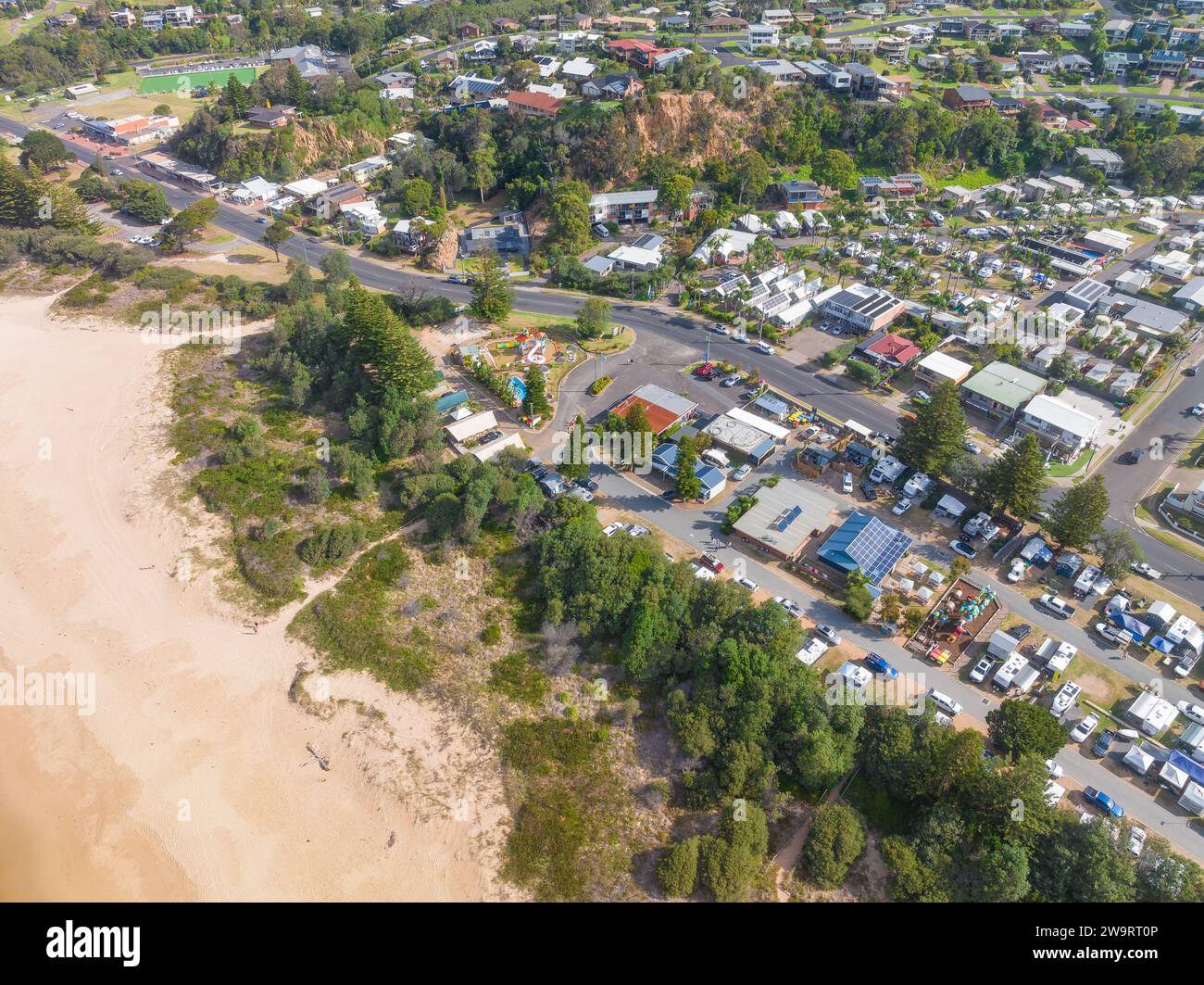 Caravan park aerial hi-res stock photography and images - Alamy