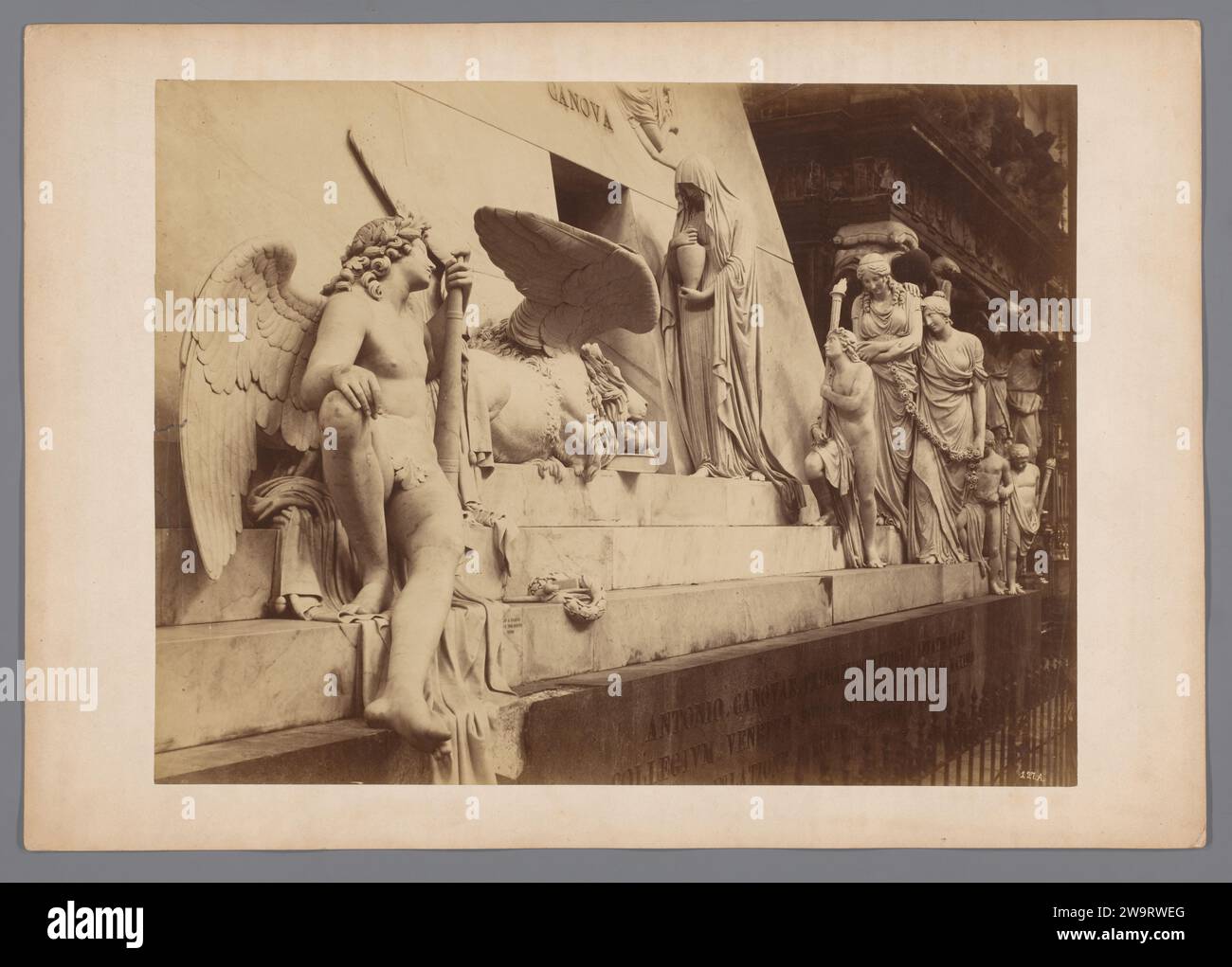 Monument/tomb of the Italian sculptor Antonio Canova (1757 - 1822 ...