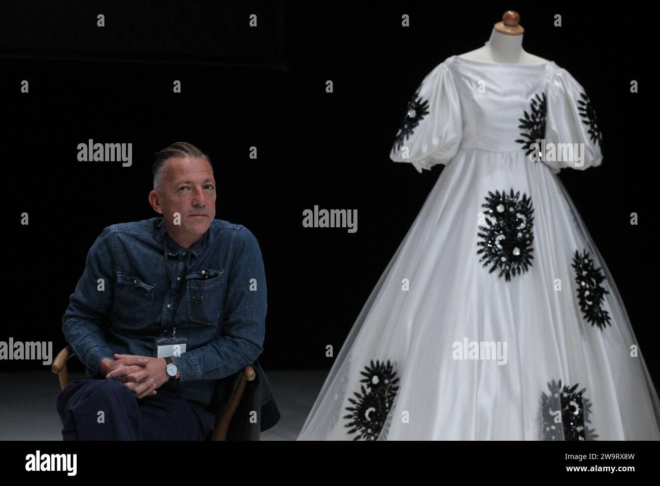 Fashion historian OLIVIER SAILLARD gives a press conference at Onassis ...