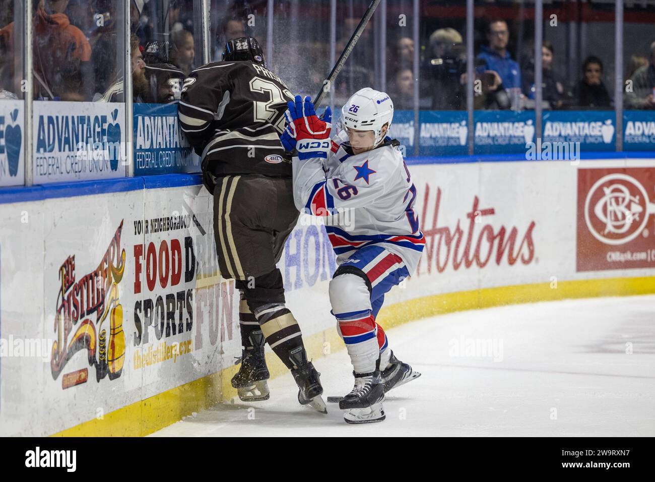 Rochester, New York, USA. 29th Dec, 2023. Rochester Americans forward ...