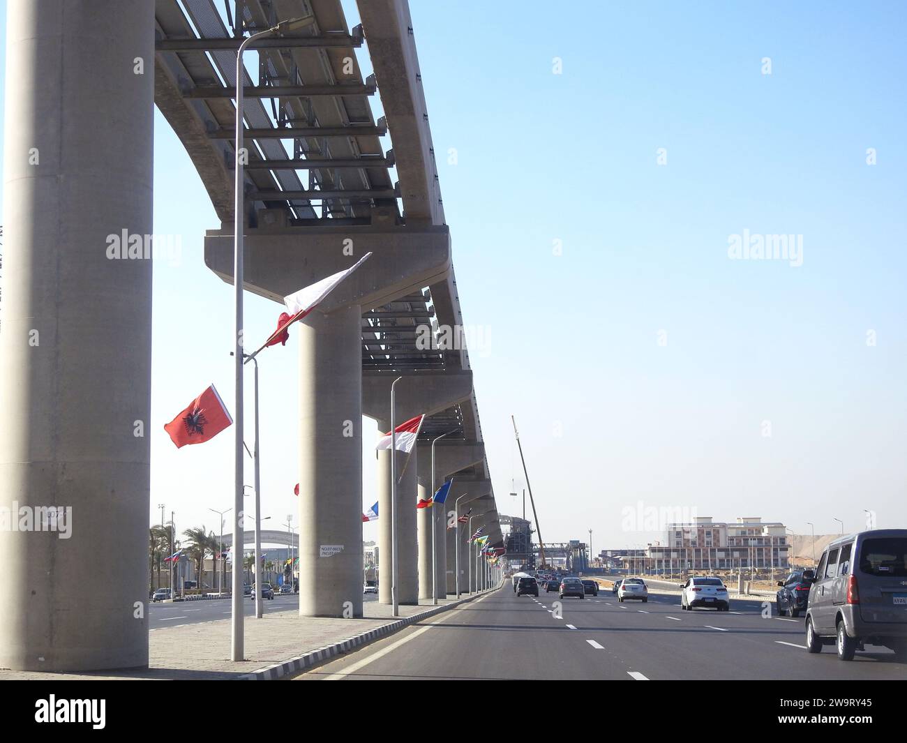 Cairo, Egypt, November 30 2023: Flags of various and different ...