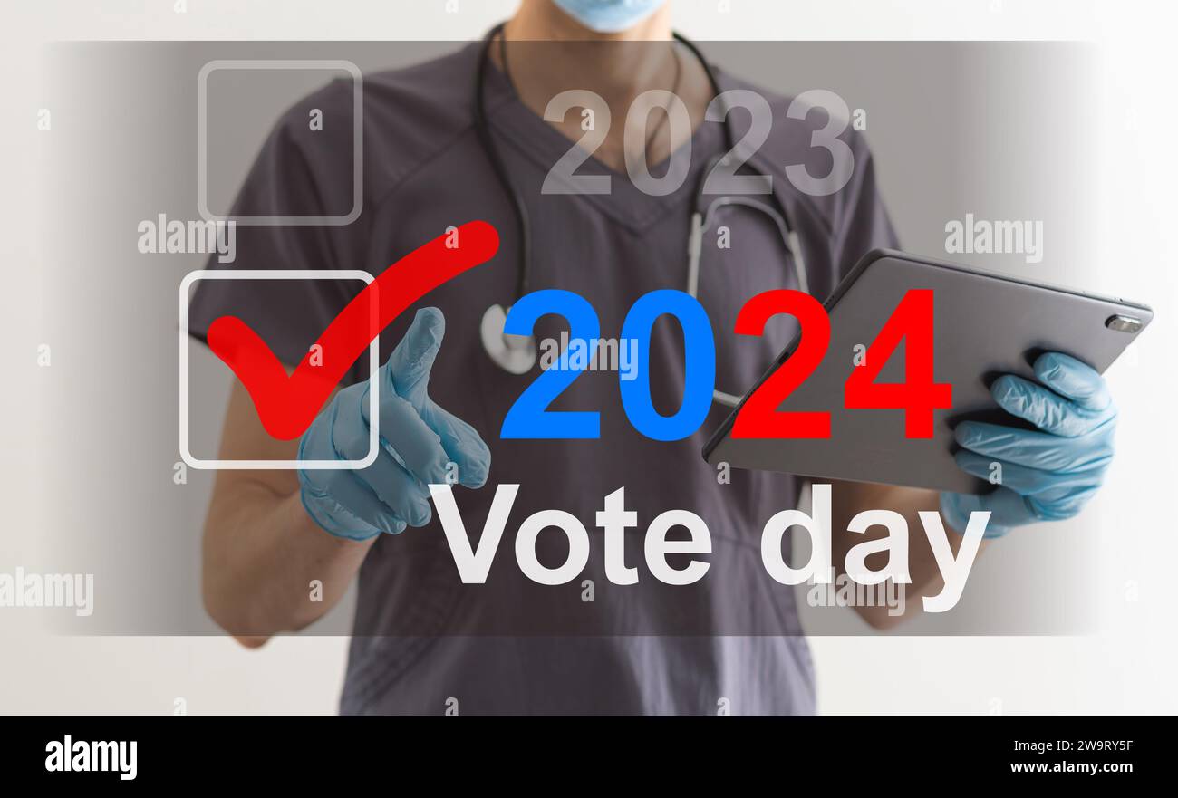 Presidential Election 2024 in United States. Vote day, November 5. US ...