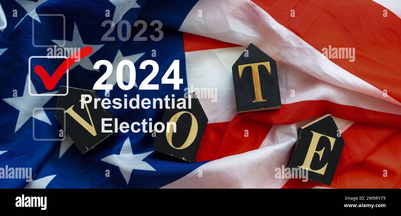 2024 presidential election year in United States as illustration ...
