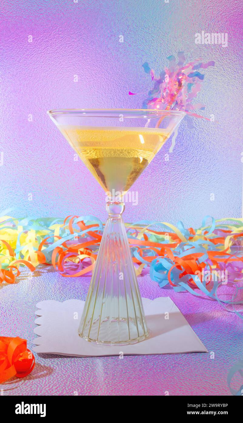 A Martini Toast New Years Eve, Birthday Party, Anniversary Celebration ...