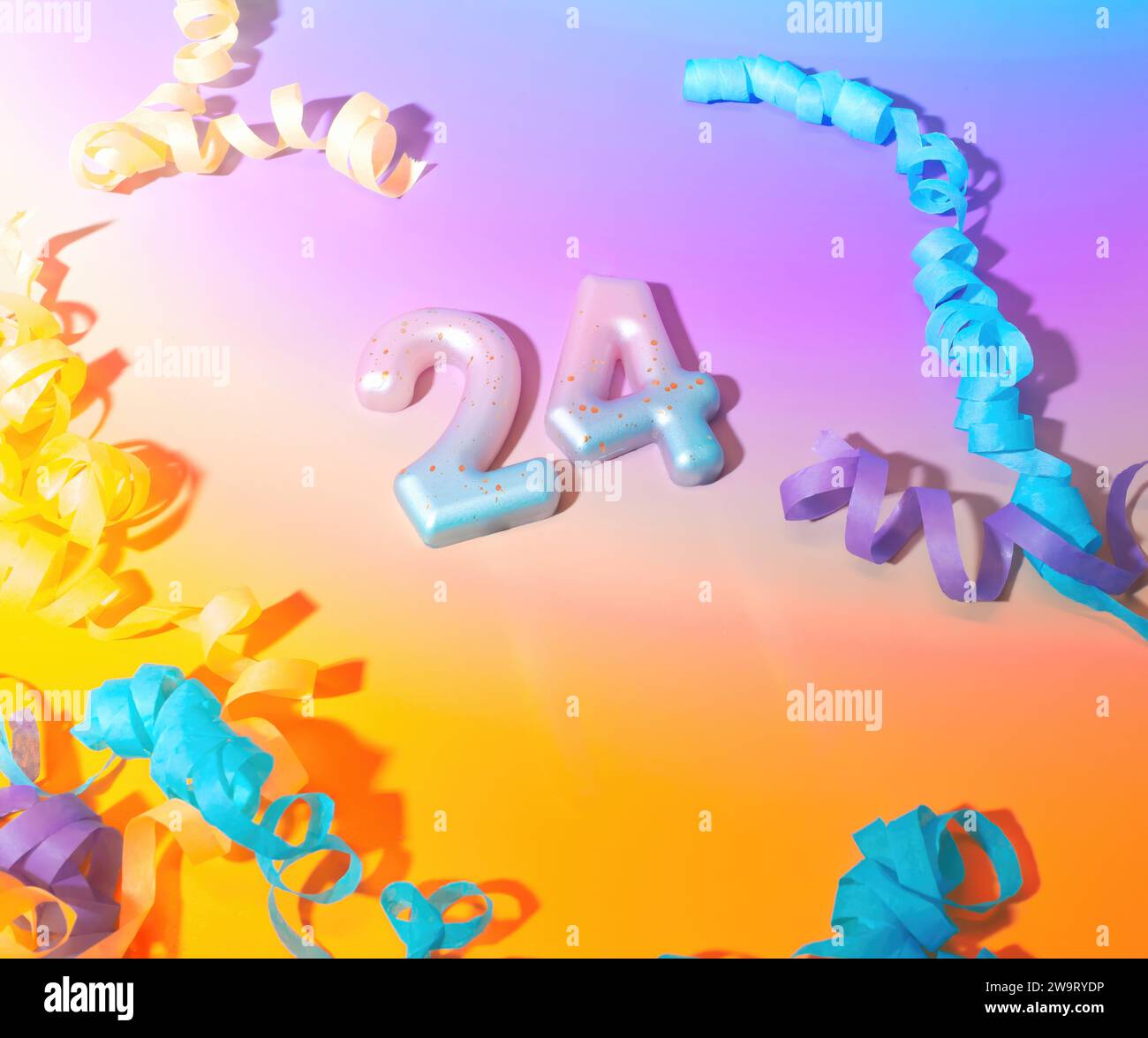 Happy birthday card 24th birthday hi-res stock photography and images ...