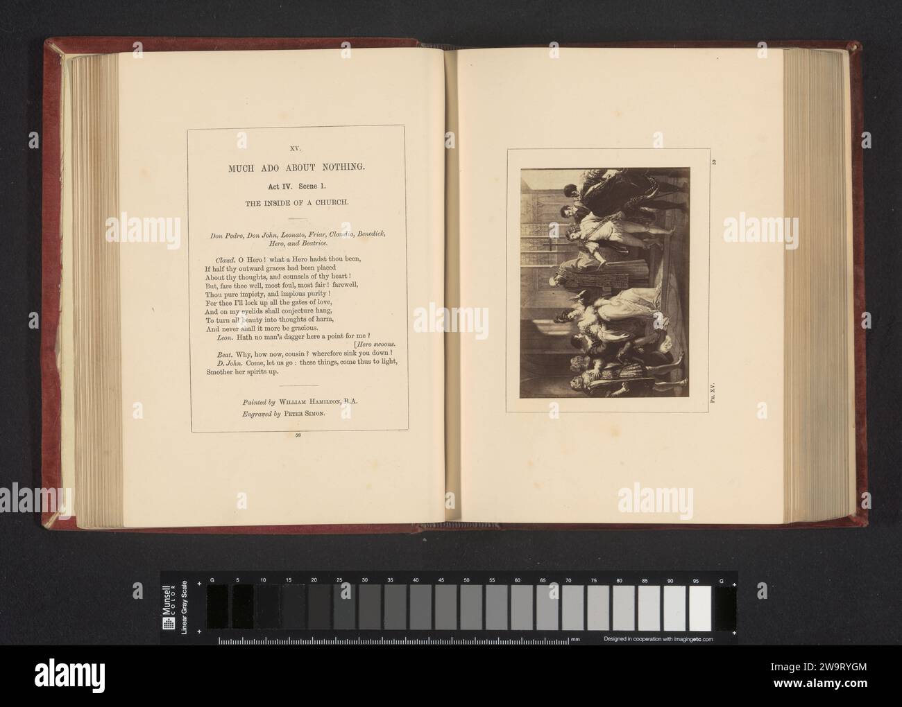 Photo production from a print to a painting by William Hamilton ...