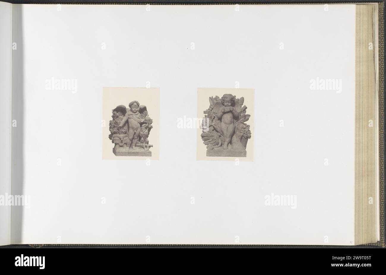 GIPS models for sculptures on the Palais du Louvre: left "l'Empire" by ...