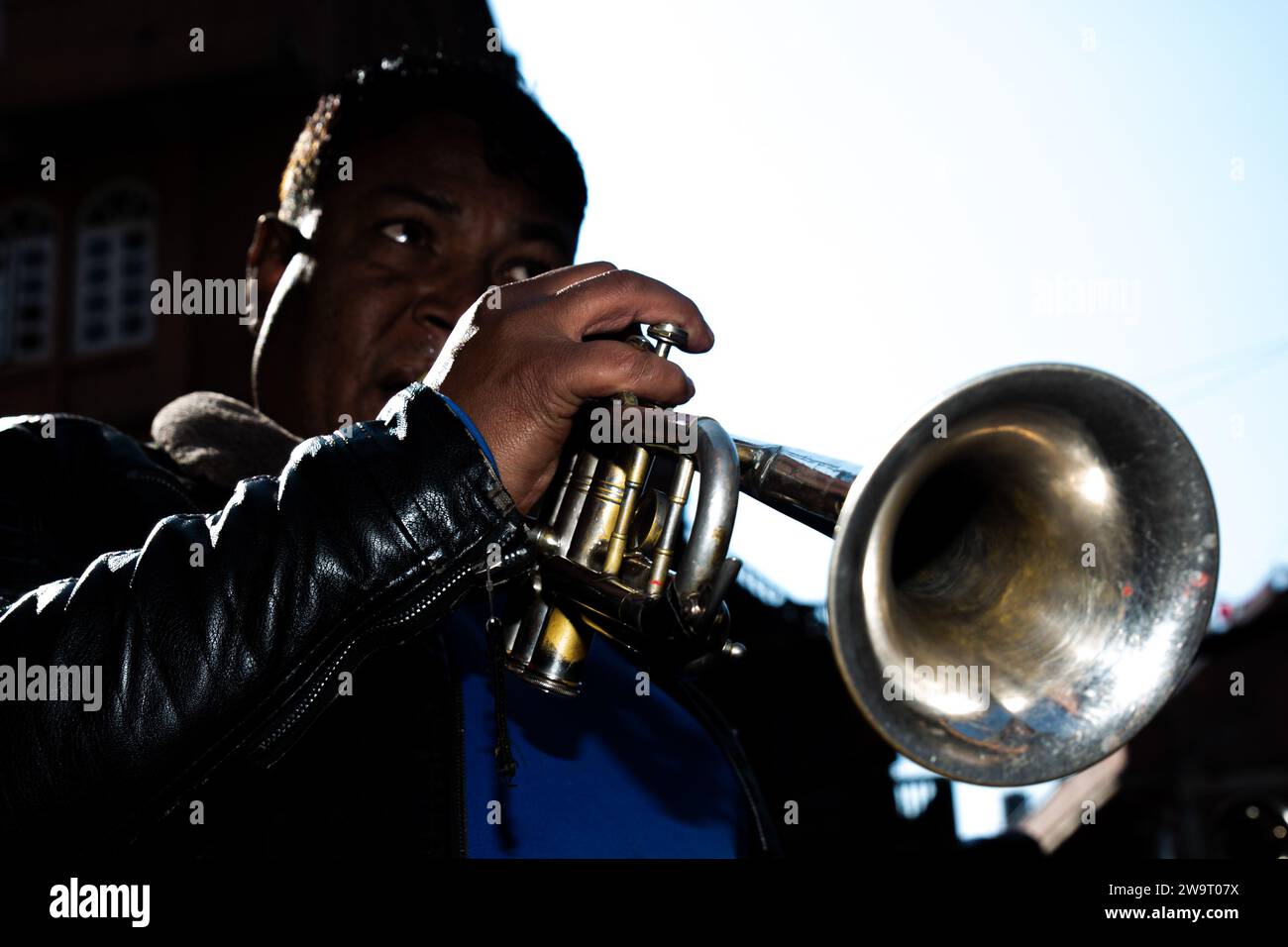 Bhaktapur, Bagmati, Nepal. 30th Dec, 2023. Newari people play various ...